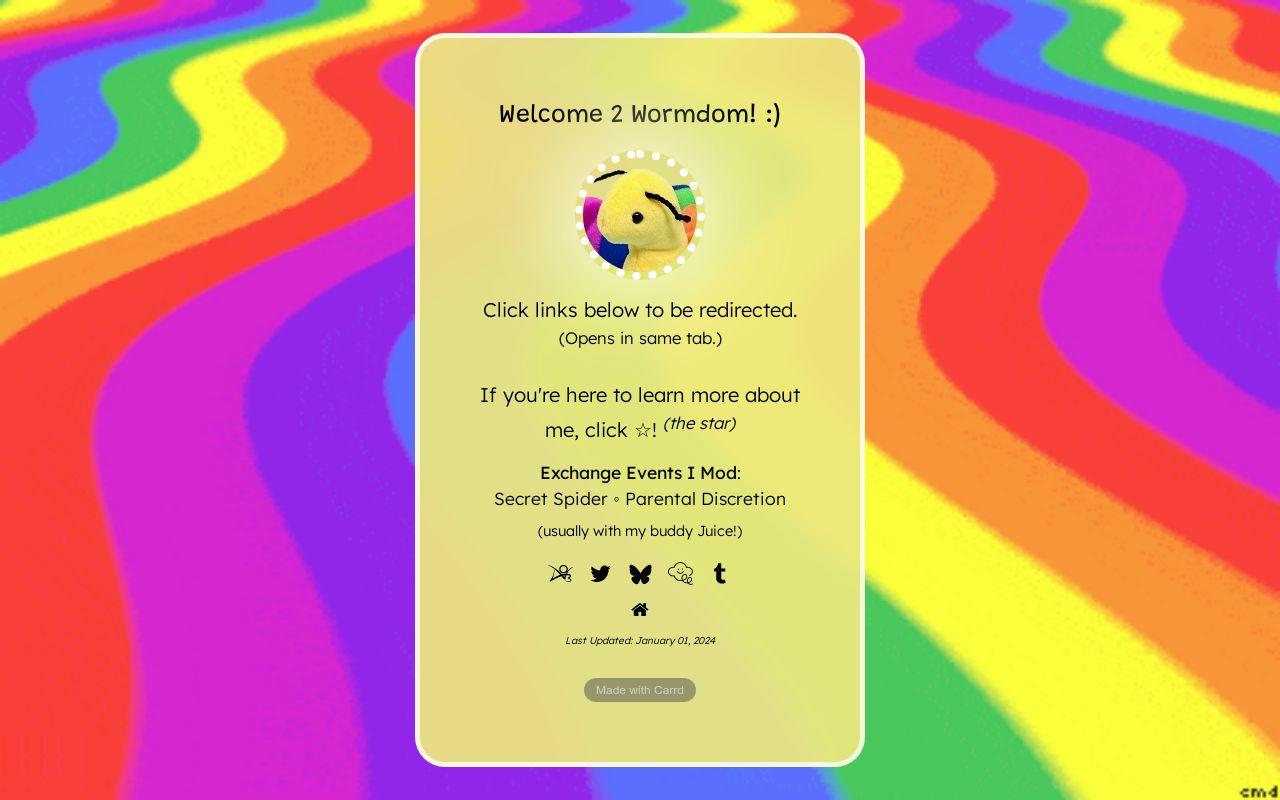 worm, worm on the range 🐛🤠